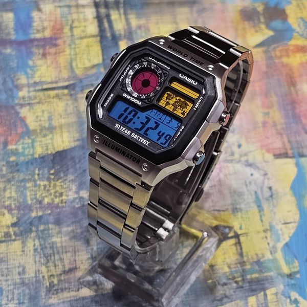 Casio Royale AE-1200 "Colour Bomb" Custom Mod Watch AE1200 AE 1200 ...
