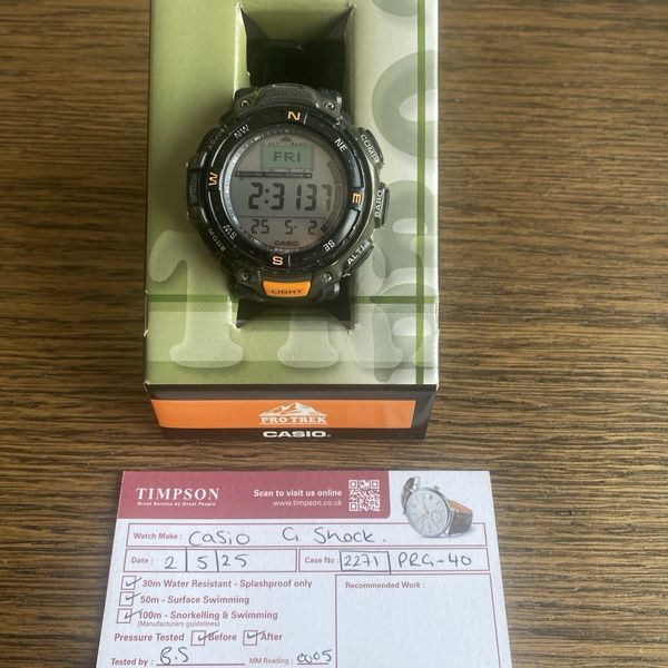Casio Pro Trek PRG-40-Watch | WatchCharts Marketplace