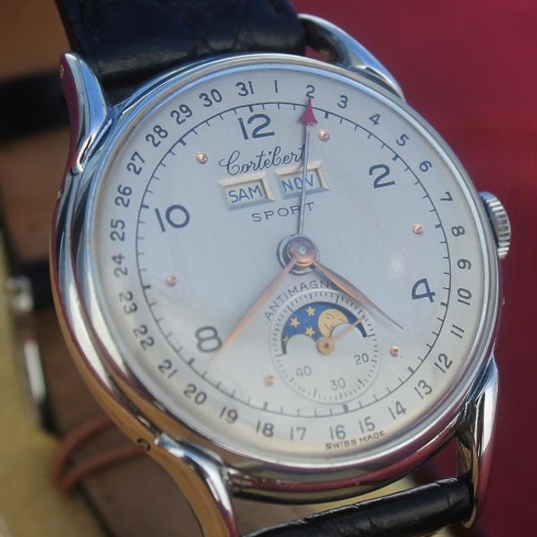 FS: *RARE* Cortebert Sport TripleDate Moonphase with box | WatchCharts
