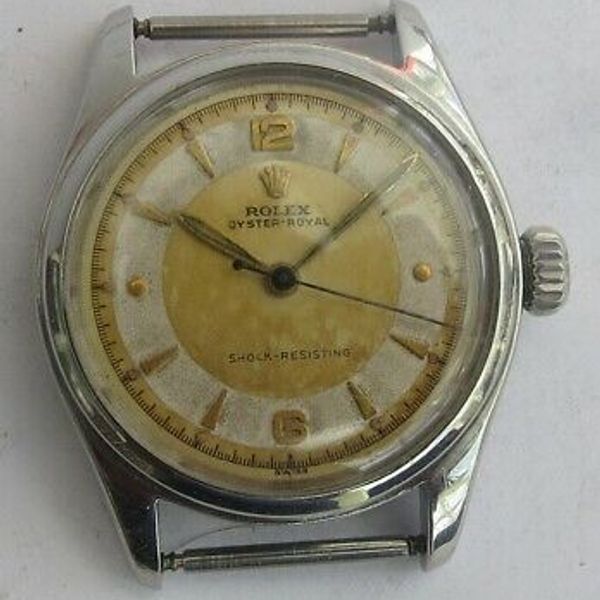 RARE GENTS VINTAGE ROLEX OYSTER ROYAL 6144 WRISTWATCH c.1935 | WatchCharts Marketplace