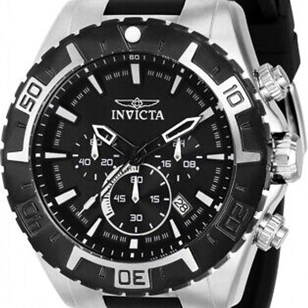 Invicta Aviator Chronograph Quartz Black Dial Men's Watch 37630 ...