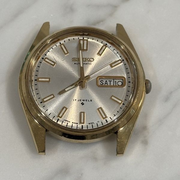 Vintage Seiko 6309-8029 Mens Automatic Day Date Watch (Repair/Parts) | WatchCharts Marketplace