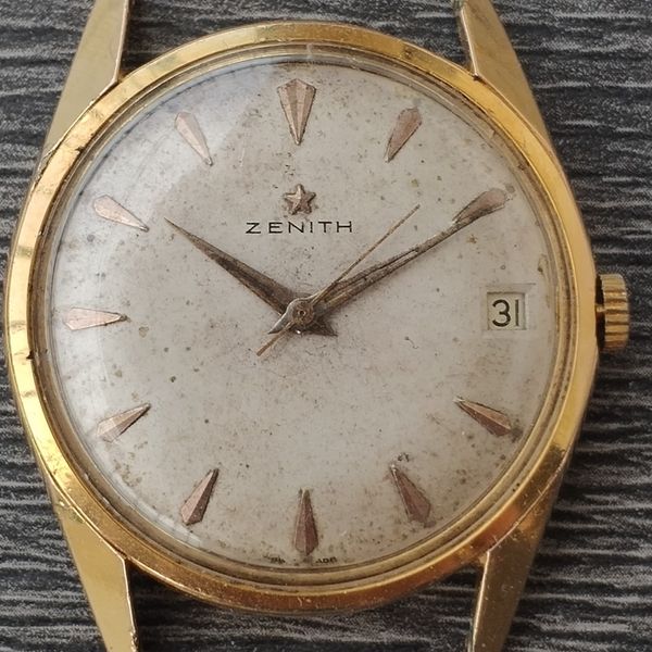 Vintage 1960 year men's Zenith hand-winding watch cal. 2522 C ...
