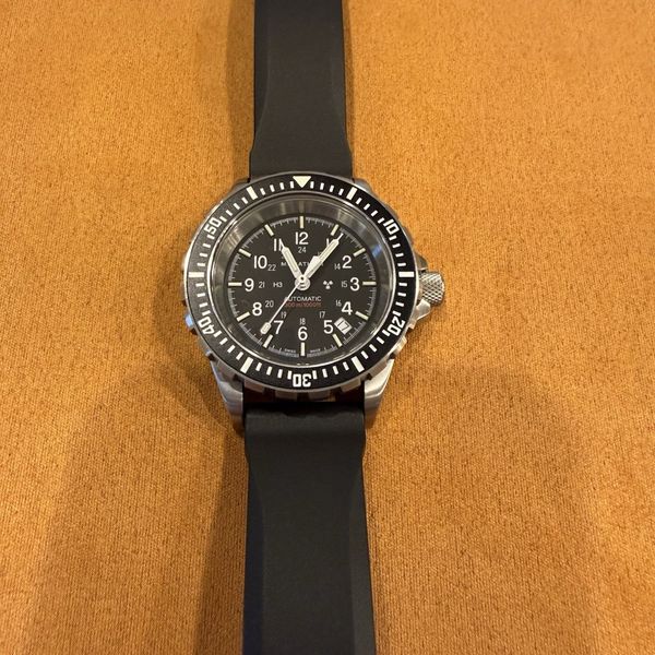 Marathon GSAR 41mm Automatic Diver's Watch On Rubber Strap ...