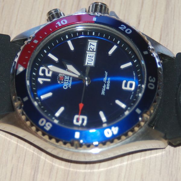 FS: Orient Mako Pepsi Rubber Strap CEM65003D | WatchCharts Marketplace