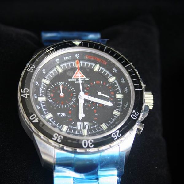 SOLD!!==> FSOT : SMW Swiss Military Watch Commando Diver Chrono SS T25 ...