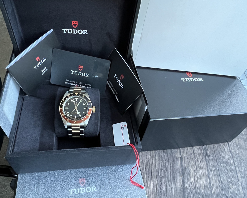 FS: Brand New Tudor Two Tone Black Bay GMT S&G (Ref: M79833MN-0001 ...
