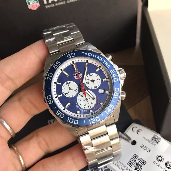Tag Heuer Blue Dial 43mm Men's Watch | WatchCharts Marketplace