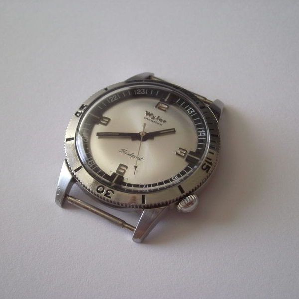 Sold: Vintage Wyler Tri-sport Diver | WatchCharts Marketplace