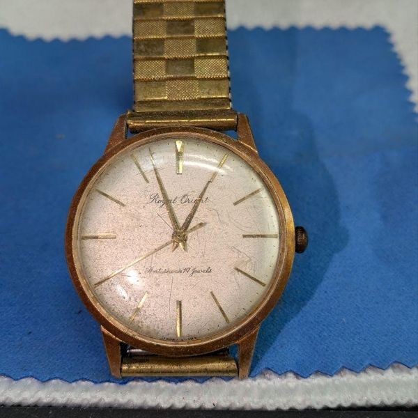 Royal Orient Vintage Manual Wind Watch 19 Jewels Classic Style ...