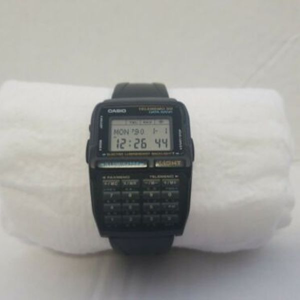 Vintage Casio Watch DBC-30 1253 Module Databank Calculator LCD Great ...