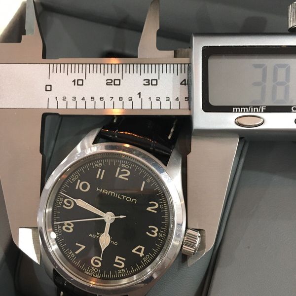 hamilton khaki field murph 38 mm automatic watch | WatchCharts Marketplace