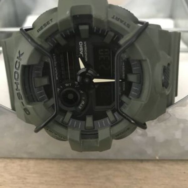 Casio G-SHOCK GA700UC-3A With Bully Bars Olive Green Digital Watch ...