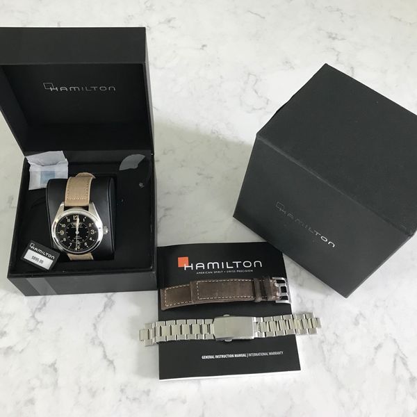SOLD: LNIB Hamilton Khaki Field Day Date Auto H70505933 | WatchCharts ...