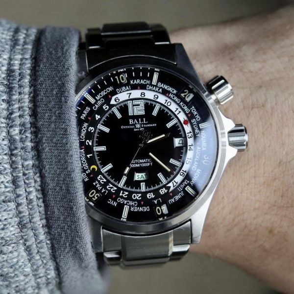 BALL Engineer Master II Diver World Time – Full Set | WatchCharts ...