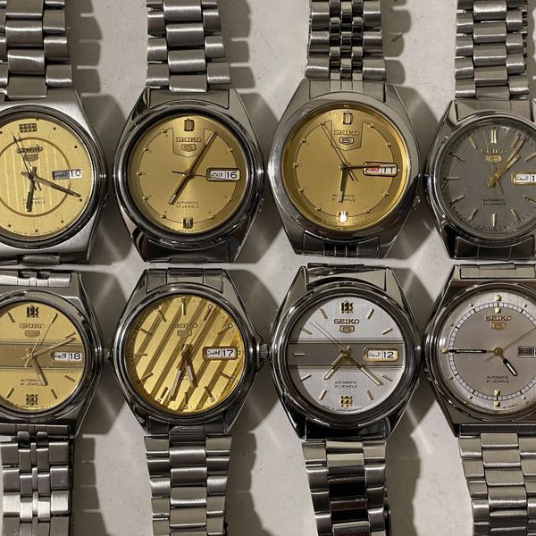 [WTS] Bunch of Seiko 5s | WatchCharts