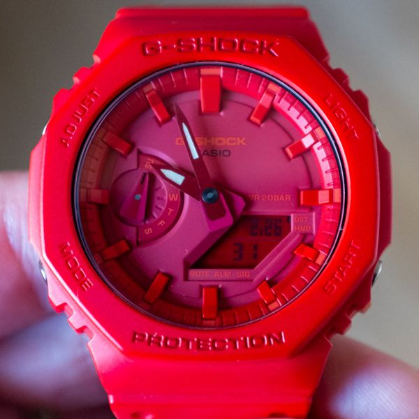 [$60 USD] Casio G-Shock GA 2100-4A Red Casioak | WatchCharts