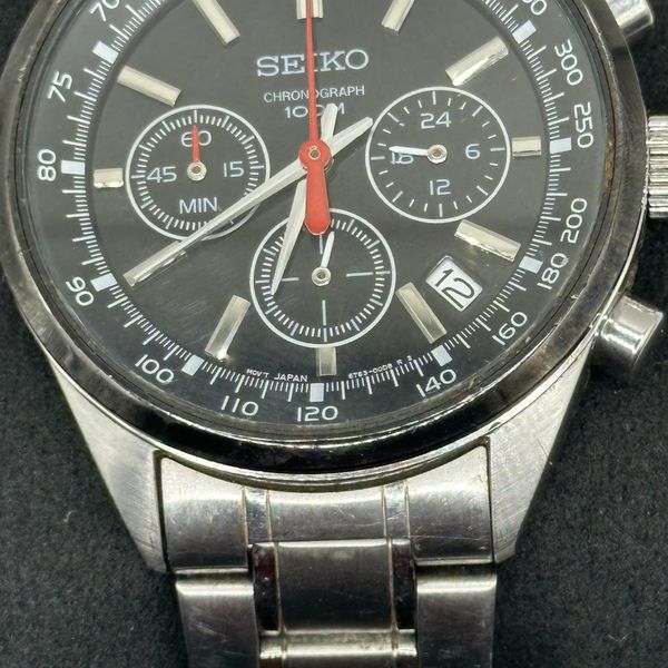SEIKO CHRONOGRAPH 6T63-00B0 Chronograph Quartz Men's Wristwatch NEW ...