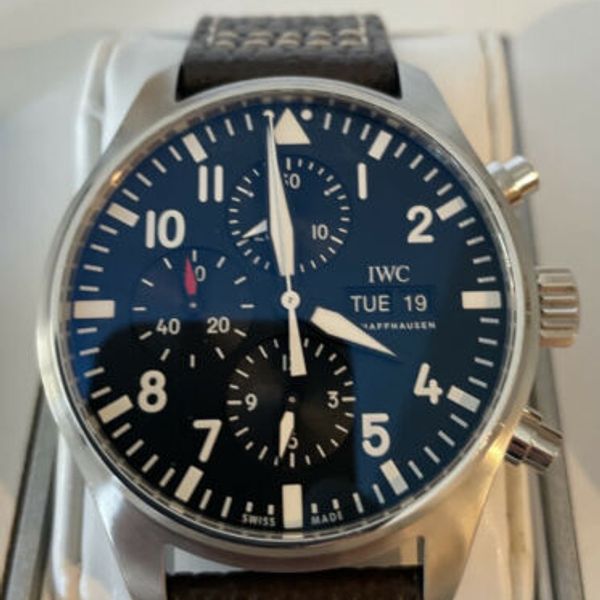 IWC Pilot's Watch Chronograph - IW3777 - 3777-09 | WatchCharts Marketplace