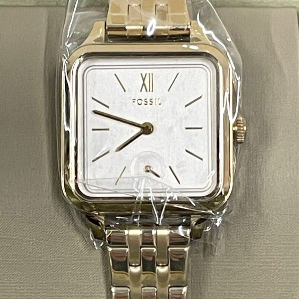 NEW Fossil Women's Colleen Three-Hand Gold-Tone Stainless Steel Watch ...