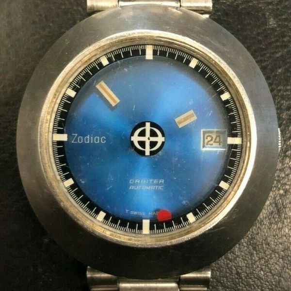 Vintage Zodiac Astrographic SST Mystery Dial Men’s BLUE DIAL S.S T. Automatic | WatchCharts ...
