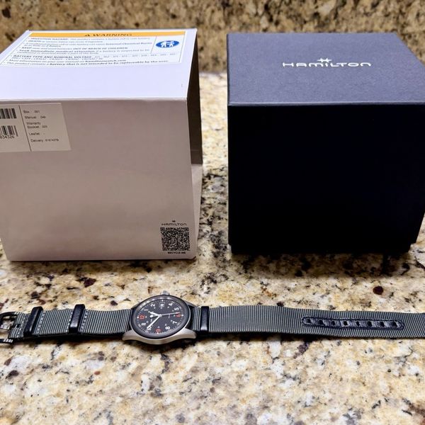 Hamilton Khaki Field H68421333 SWAT Limited Quartz Men's Watch ...