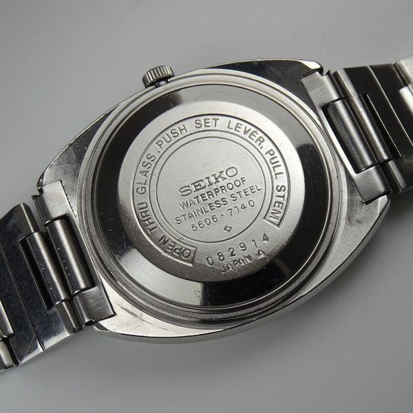 Serviced Vintage 1970 JAPAN SEIKO LORD MATIC WEEKDATER 5606-7140 25J Automatic. | WatchCharts ...