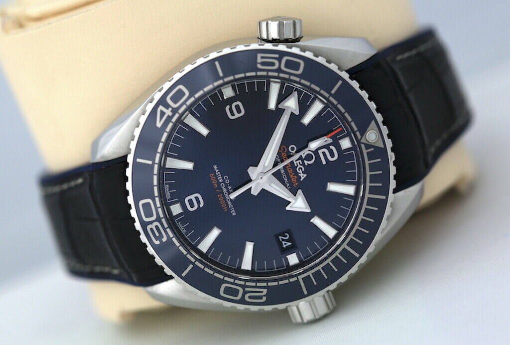 Omega Seamaster Planet Ocean 44mm Co-Axial Automatic Chronometer Watch ...