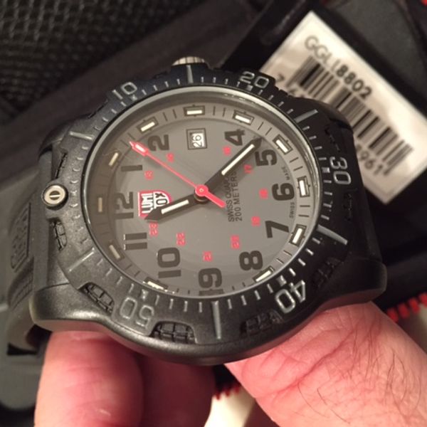 FS: Luminox A.8802 Men's Black OPS Carbon Gray Dial | WatchCharts ...
