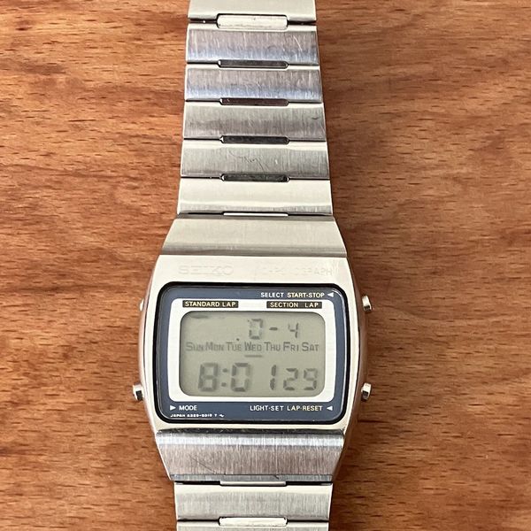 Vintage Seiko Quartz A229-5000 Digital Watch. Spares or Repairs ...