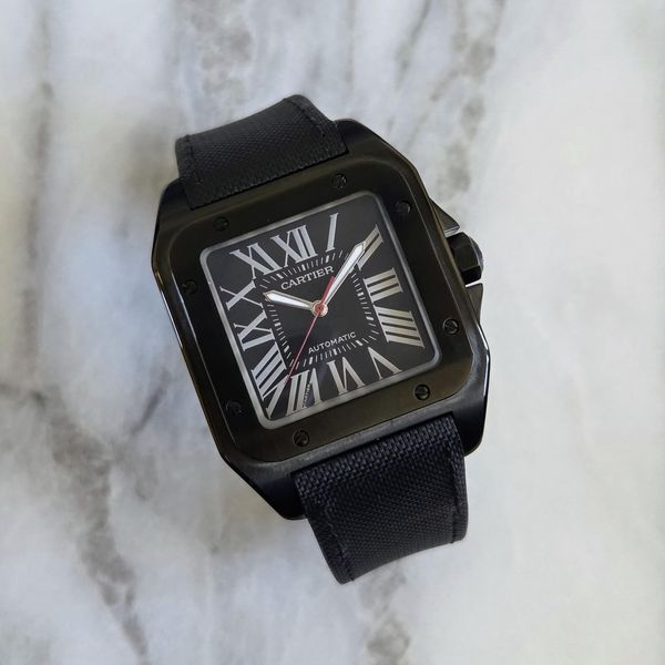 [WTS] Cartier Santos 100 3774 – All-Black PVD 'Stealth Santos ...