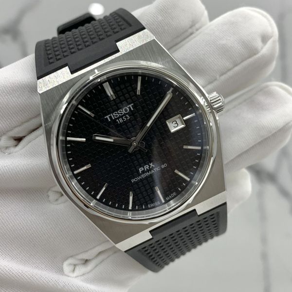 TISSOT T137407A PRX POWERMATIC 80 AUTOMATIC MEN'S WATCH 237033497 KM ...