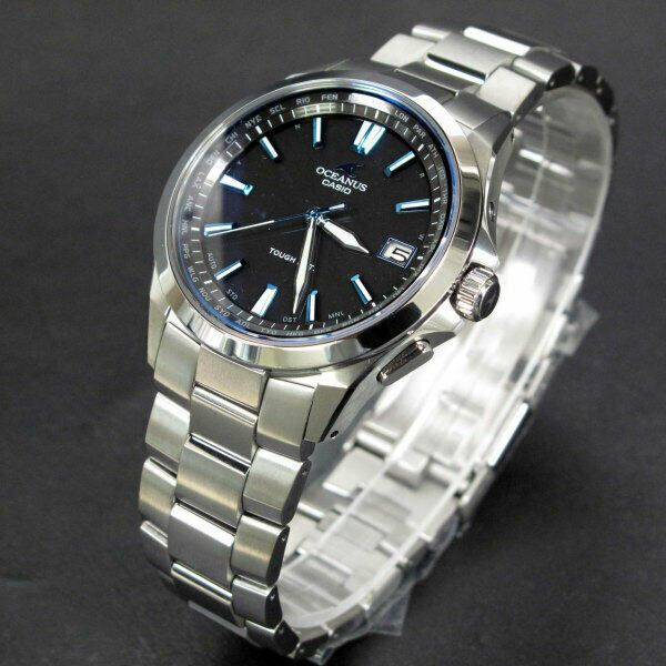 New!! CASIO OCEANUS Solar Radio OCW-S100-1AJF Multi Band 6 Men's Watch ...