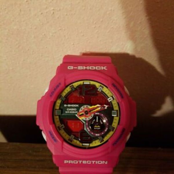 Casio G-SHOCK GA-310-4A Analog-Digital Pink Watch | WatchCharts Marketplace