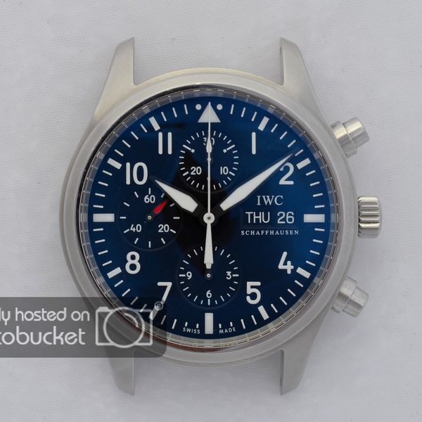 IWC 3717 Pilot Chronograph ? Day Date Black Dial | WatchCharts Marketplace