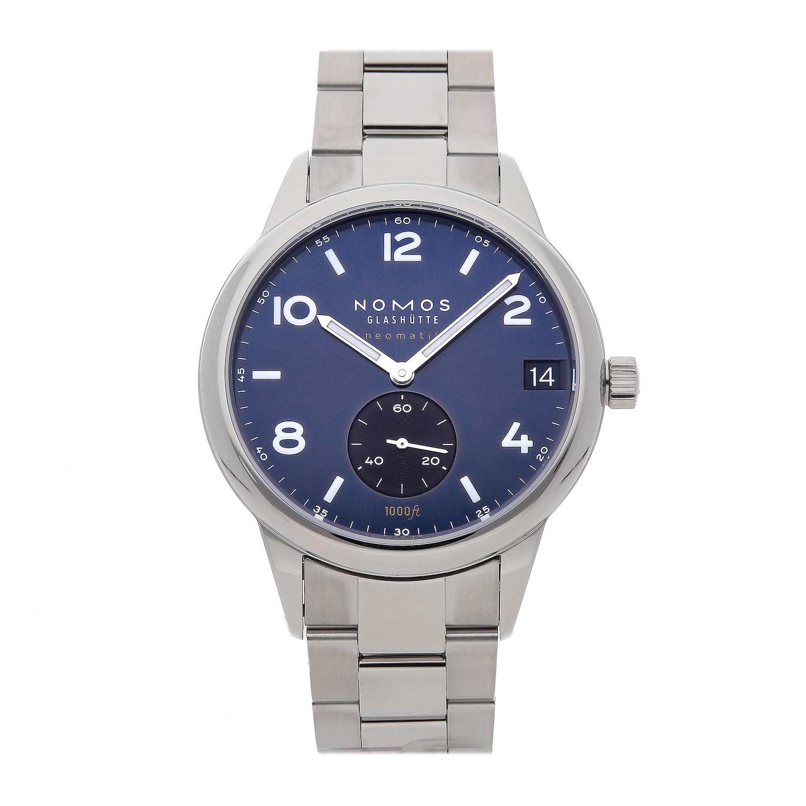 Nomos Club neomatik 42 date blue (782) Market Price | WatchCharts