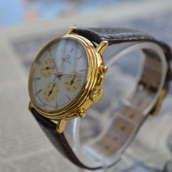 ZENITH- Hand Wind Chronograph-Terrific NOS Like Condition ...