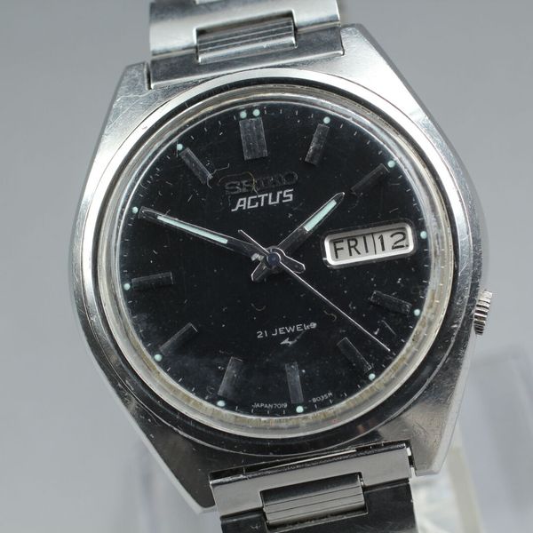 Vintange 1977 Seiko Actus 7019-8010 Automatic 38mm Men's Watch From JAPAN | WatchCharts Marketplace