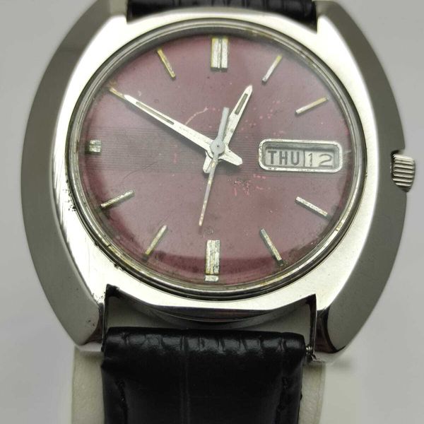 Seiko Automatic 7006-7029 Vintage Watch With Leather Strap For Men ...