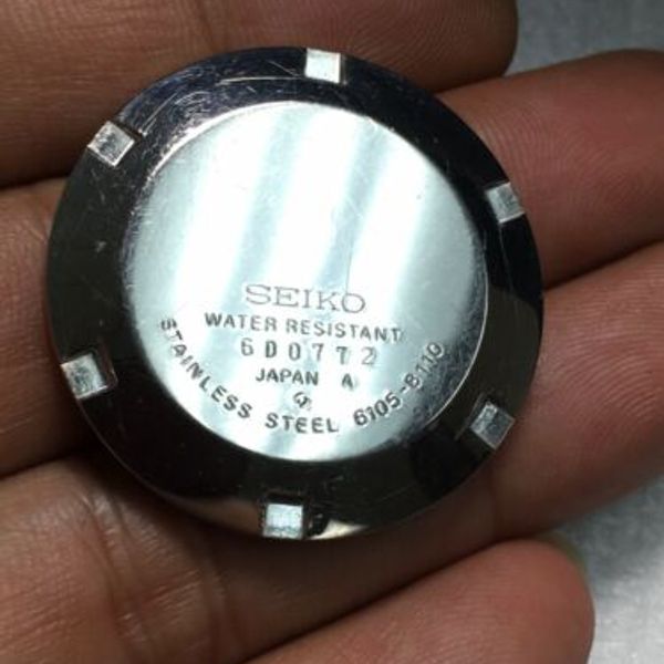 Seiko 6105-8110 Case Back | WatchCharts Marketplace