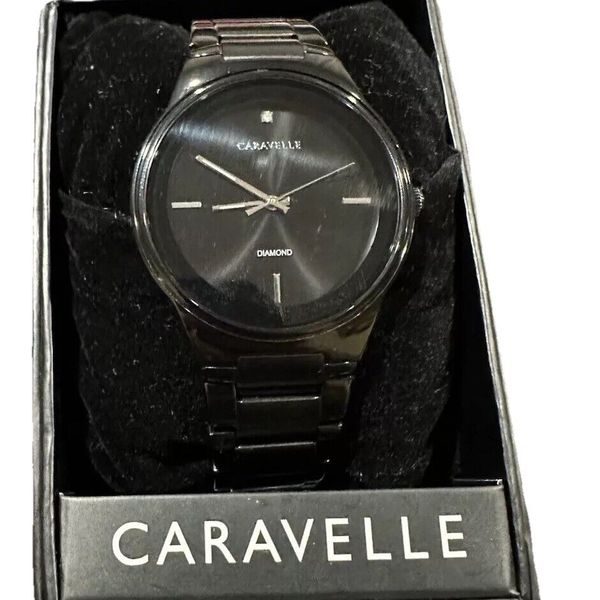 Bulova Caravelle Men's Modern 3-Hand Quartz Stainless Steel Watch ...