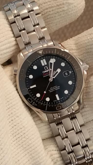 OMEGA BLACK CERAMIC SEAMASTER 41.5MM 3 MONTHS OLD MINT 1st $ 2350.00 ...