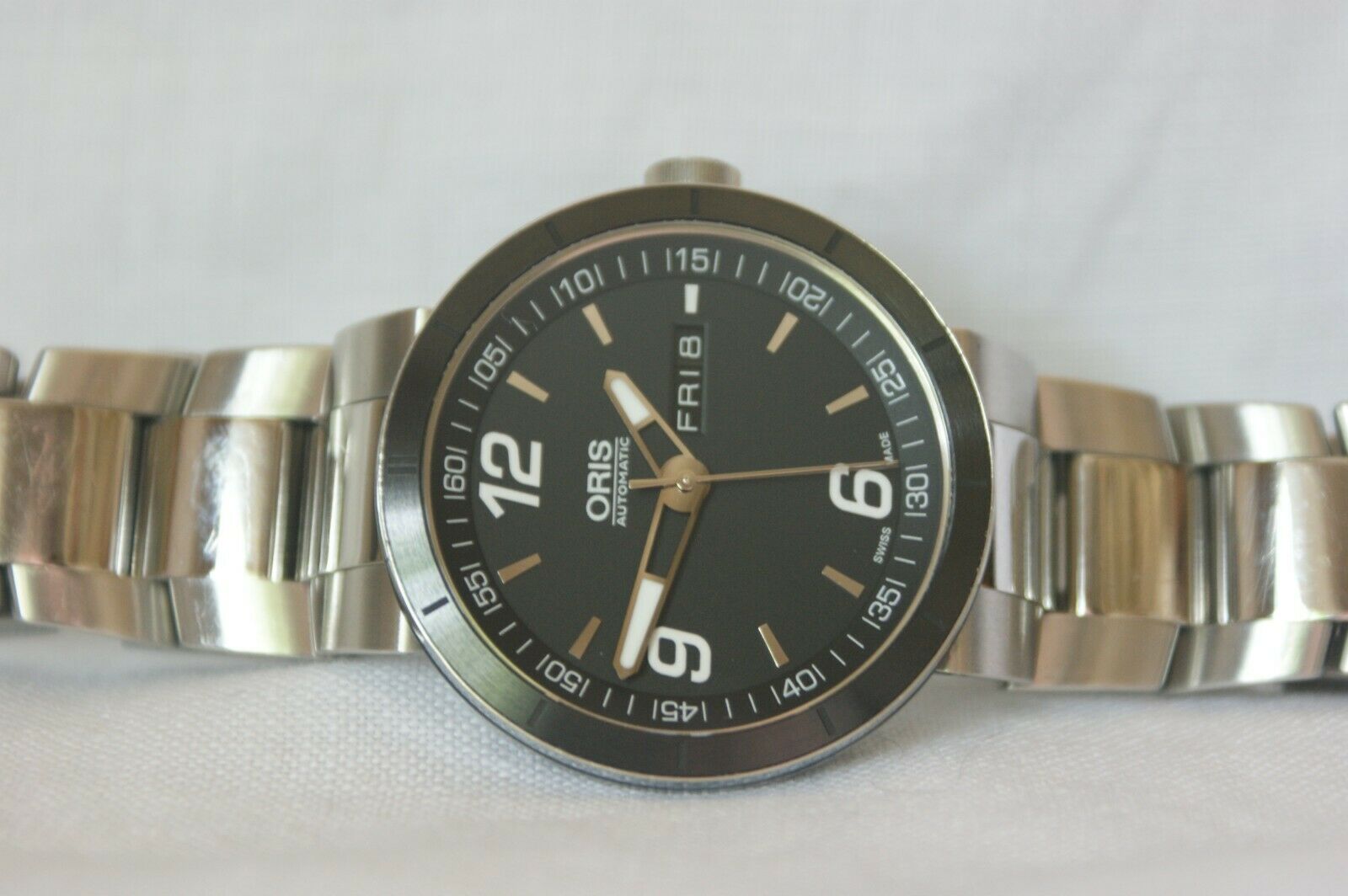 Oris TT1 Day Date Stainless Steel 735 7651 4163 Price, Specs, Market ...