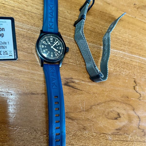 Hamilton Khaki Field Gray Men's Watch Textile Band - H69409930 Bought ...