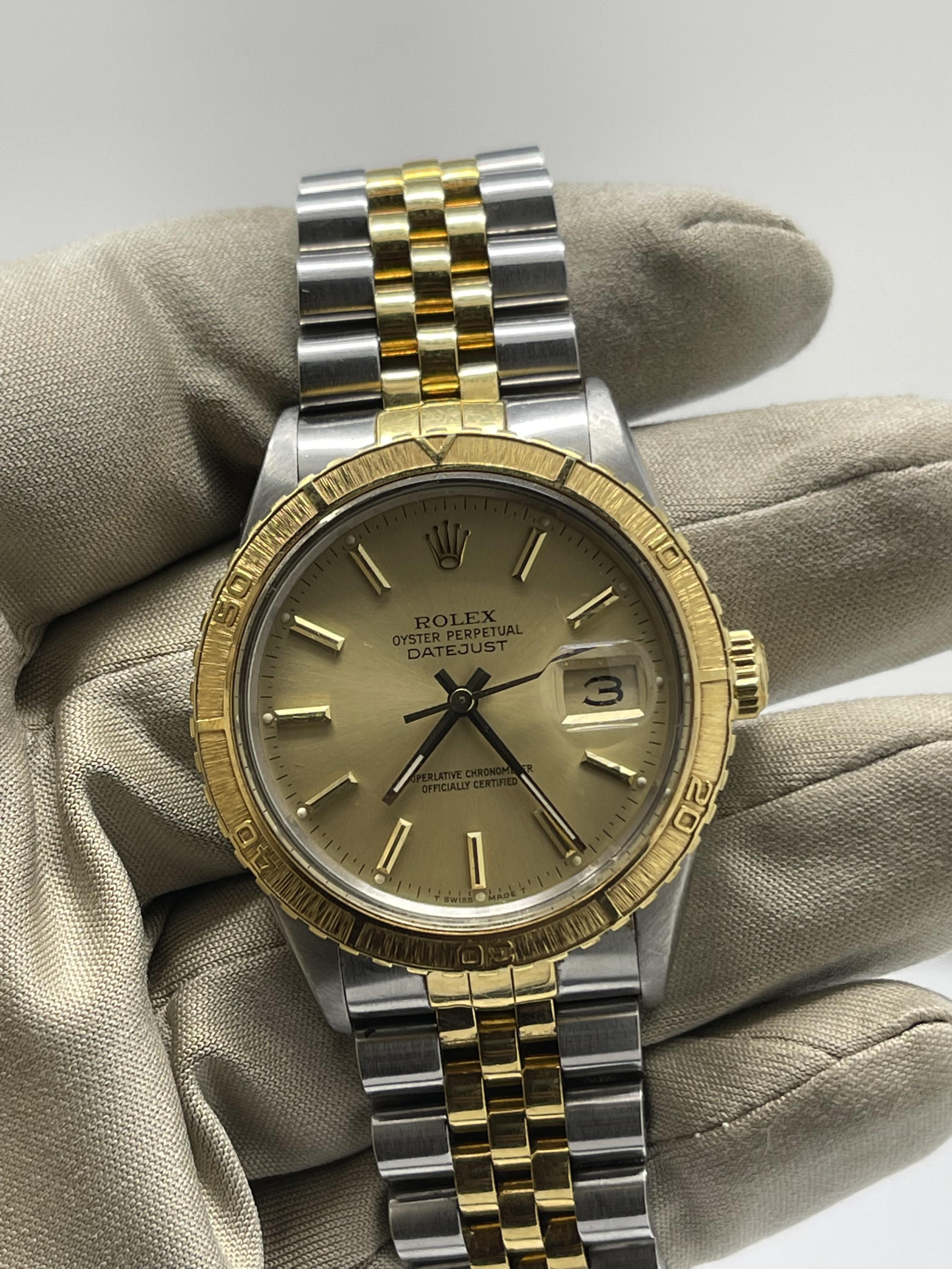 [WTS] 1986 Rolex DateJust Ref 16253 Turn-o-graph Champagne Dial ...