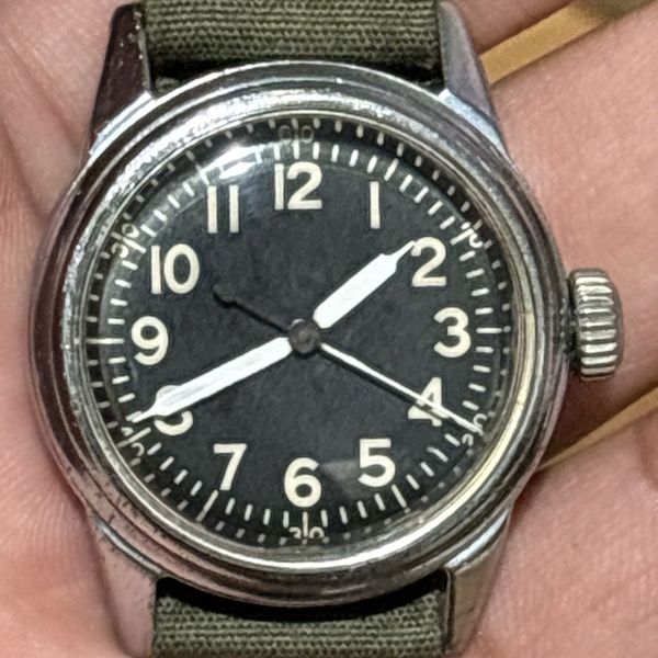 1943 Elgin A-11 Grade 539 16 Jewels US Military WWII Wristwatch ...