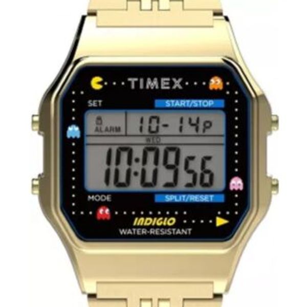 Timex T80 x PAC-MAN™ Collaboration 34mm Gold Edition Watch - BRAND NEW ...