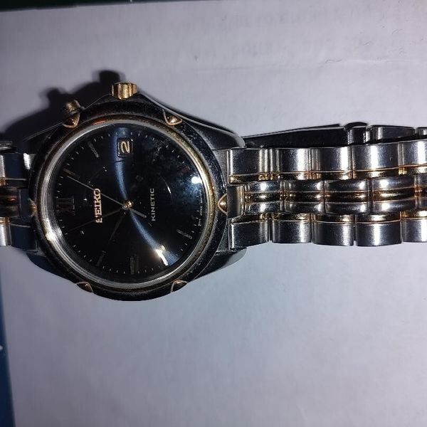 Men's SEIKO KINETIC watch/box/paperwork | WatchCharts Marketplace