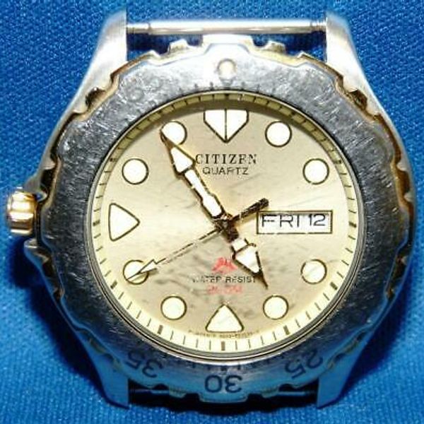 Vintage Citizen Promaster Dive Watch 5502-F50247 Left Crown PARTS ...