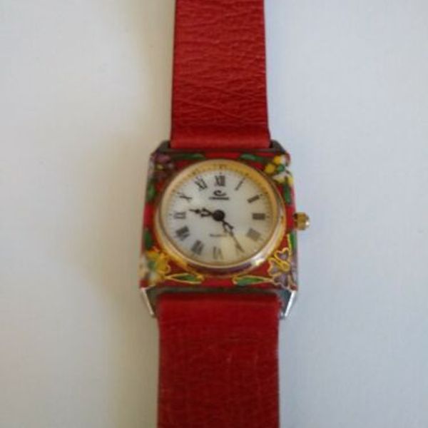 Vintage Cenere Enamel Cloisonne Quartz Women's Watch 14 K. E. | WatchCharts